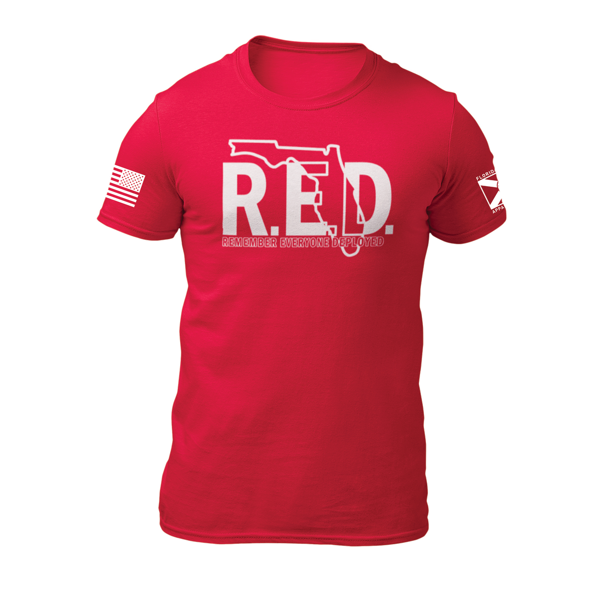 Florida R.E.D. - Remember Everyone Deployed – Florida Patriot Apparel Company