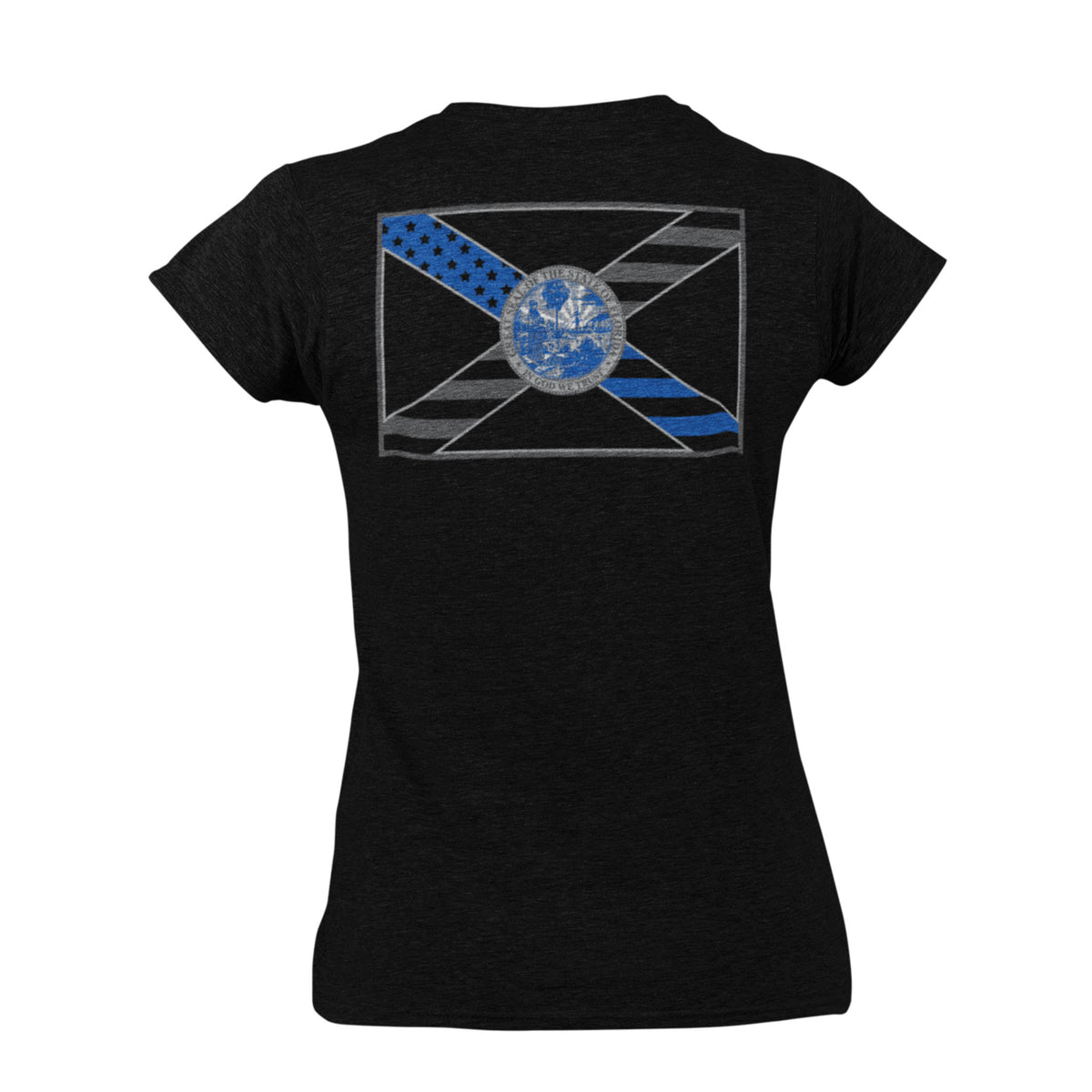 Women's Thin Blue Line Florida Flag – Florida Patriot Apparel Company