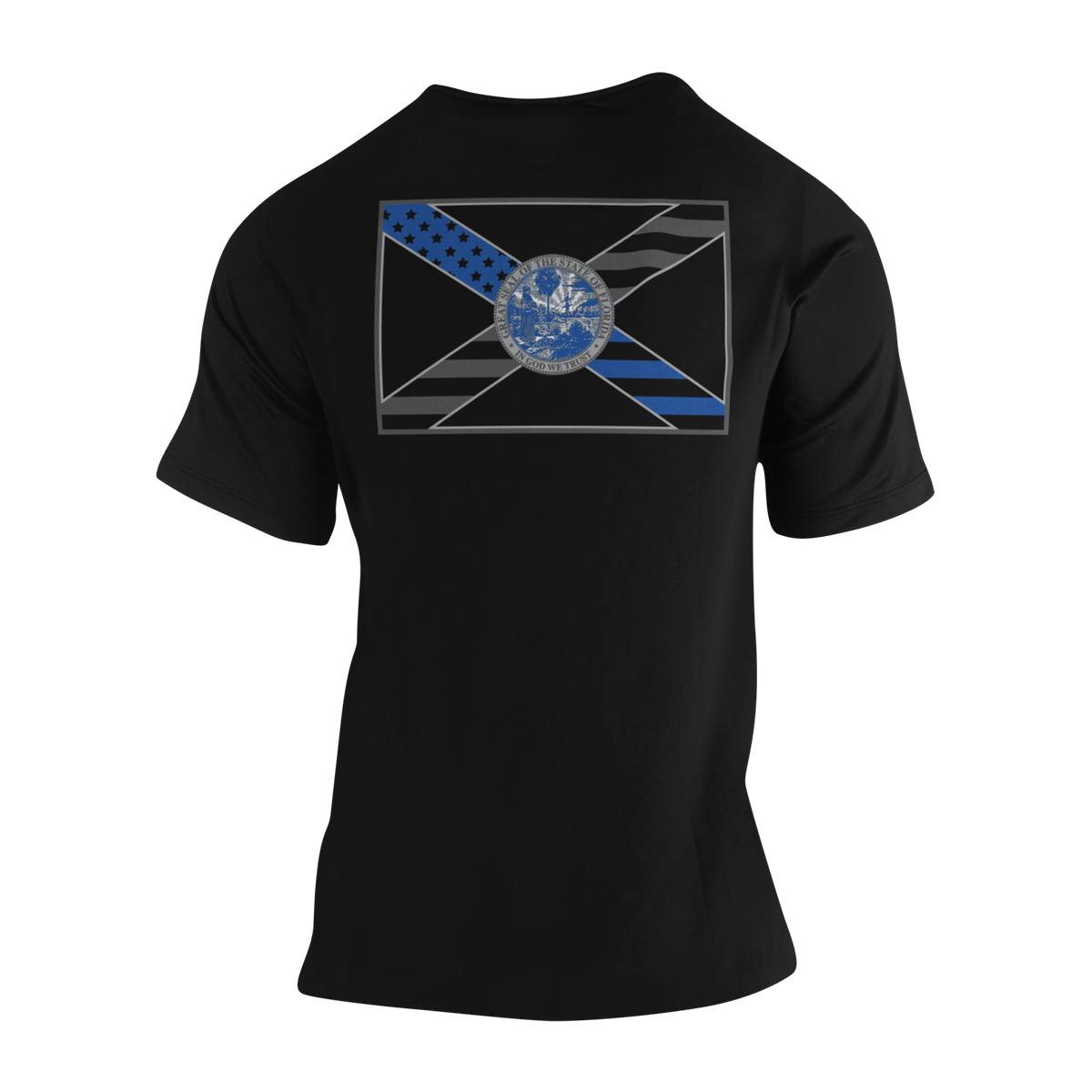 Thin Blue Line Florida Flag – Florida Patriot Apparel Company